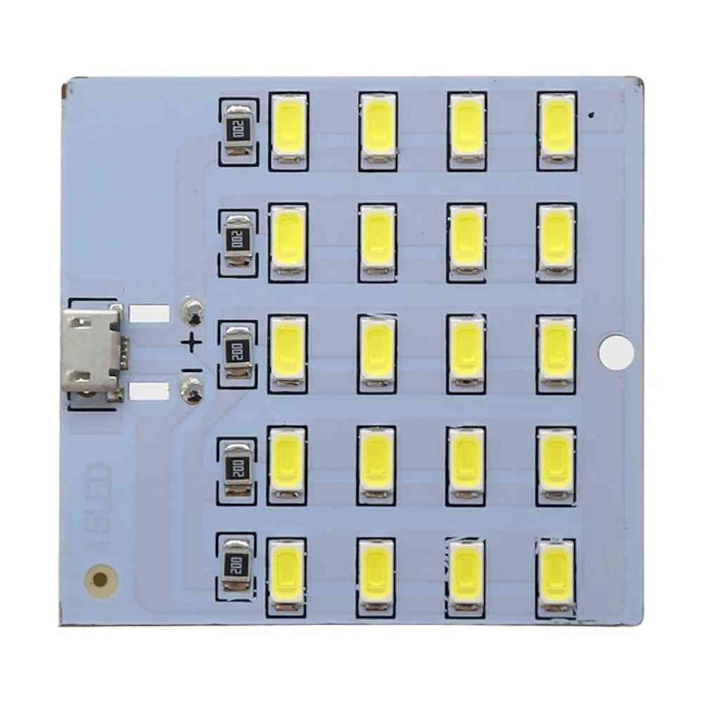 20 Led Panel 5V MicroUSB | Roboter-Bausatz.de