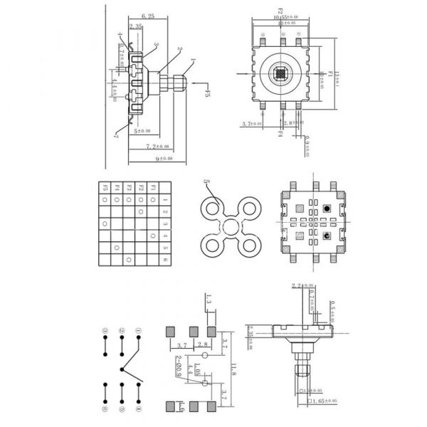 Joystick 5-Richtungen 5-Direction Navigation Taster Button Modul ...