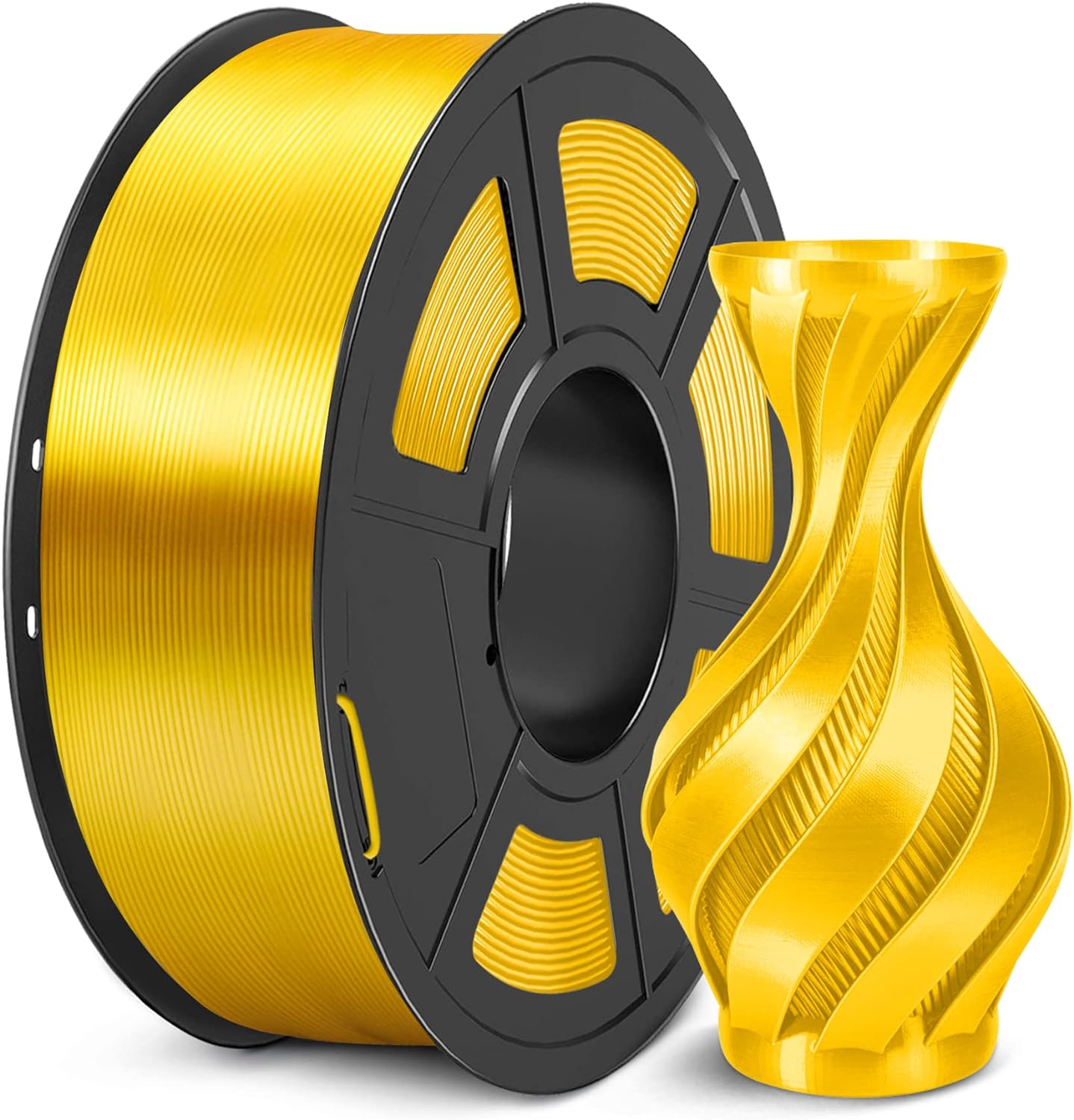 Sunlu Silk PLA+ Filament Light Gold 1.75mm 1kg | Roboter-Bausatz.de