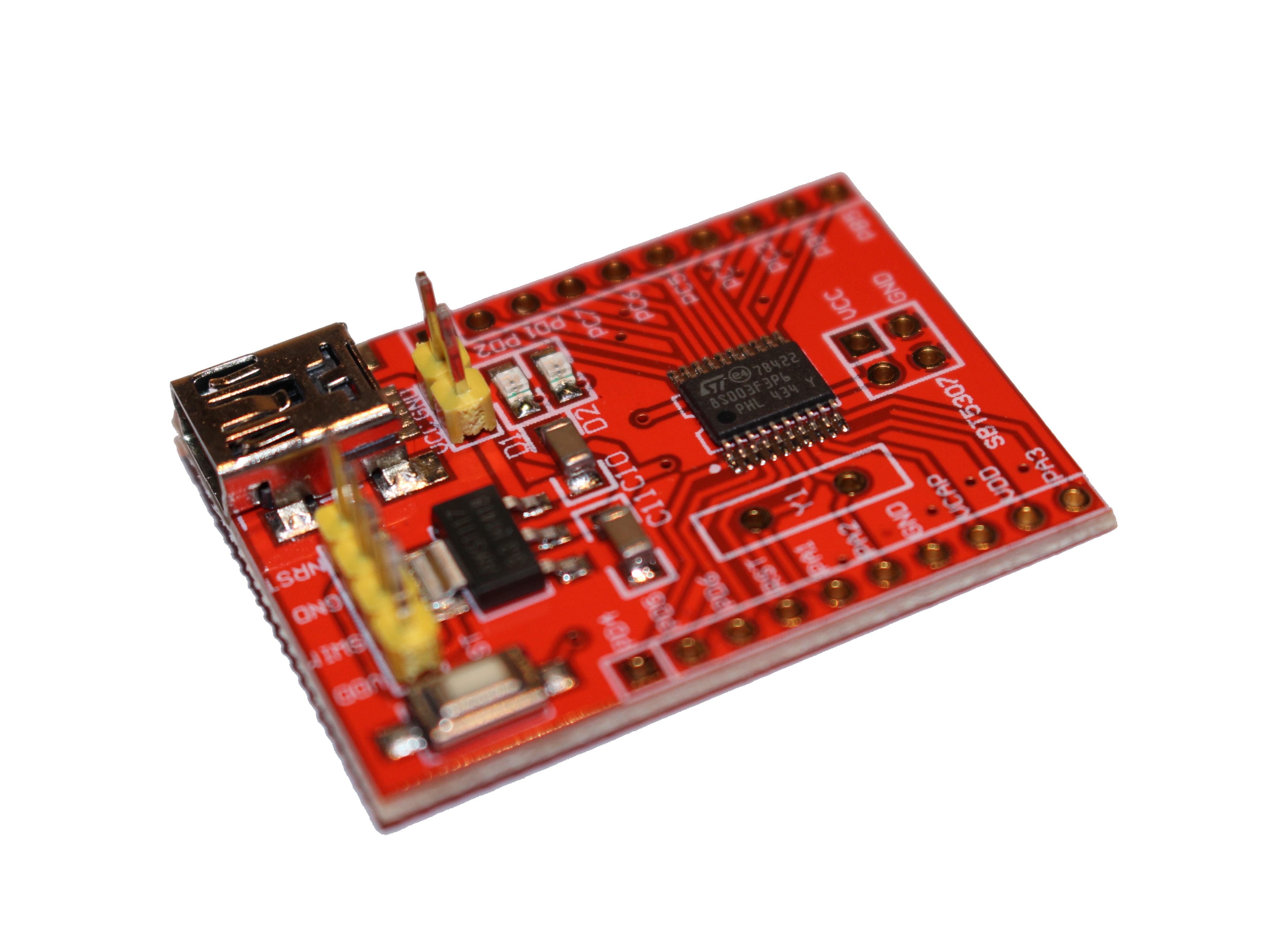 STM8S003 STM Mini Developmentboard | Roboter-Bausatz.de