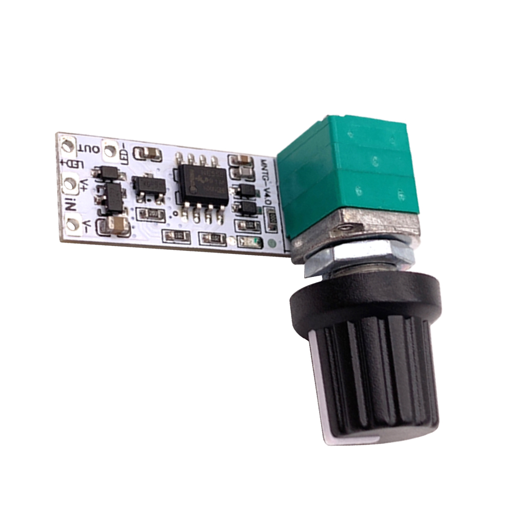 LED Dimmer Spannungswandler DC 3,7 - 24V | Roboter-Bausatz.de