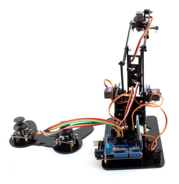 yourDroid Roboterarm Bausatz kompatibel mit Arduino UNO | Roboter-Bausatz.de