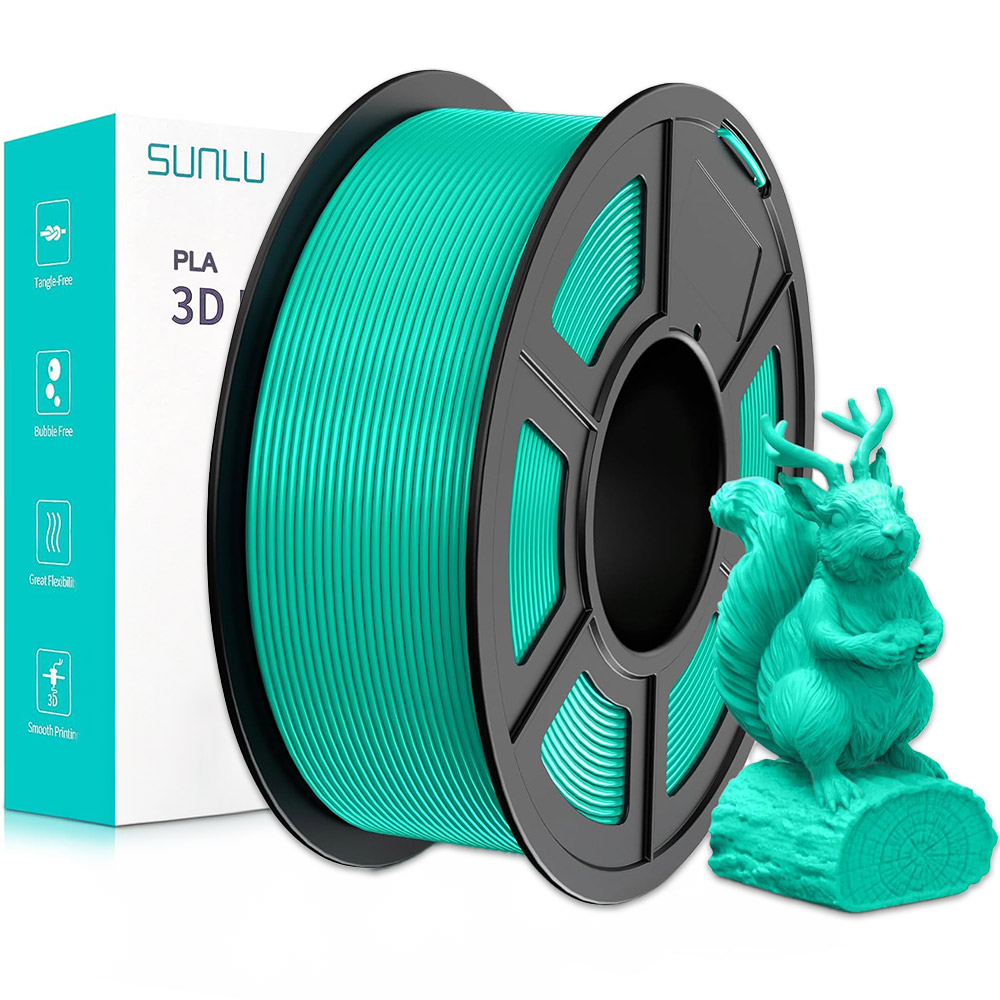 Sunlu PLA Filament Mint Green (Macaron) 1.75mm 1kg | Roboter-Bausatz.de