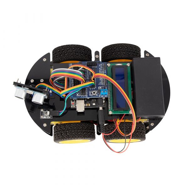 yourDroid uno R3 4WD Smart Car Roboter Bausatz | Roboter-Bausatz.de