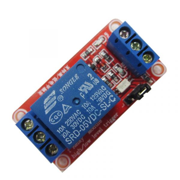 1 Kanal Relais Modul 5V High / Low Level Trigger einstellbar | Roboter ...