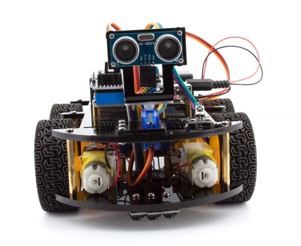 yourDroid uno R3 4WD Smart Car Roboter Bausatz | Roboter-Bausatz.de