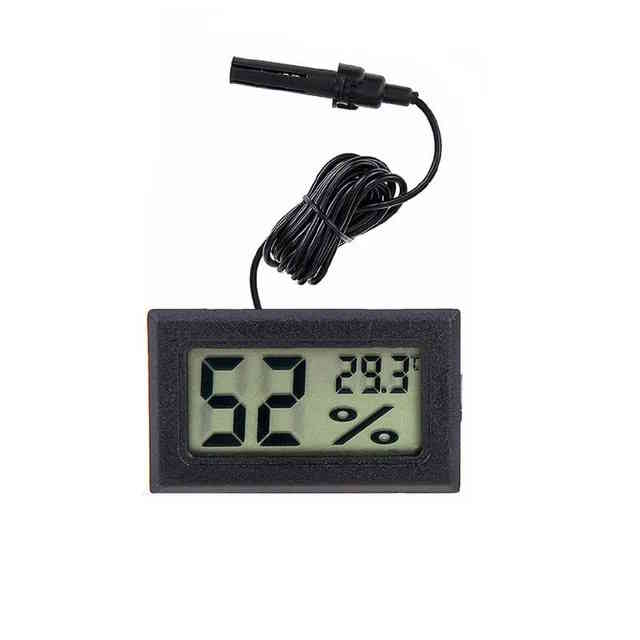 Mini LCD Thermometer Hygrometer mit Kabel | Roboter-Bausatz.de