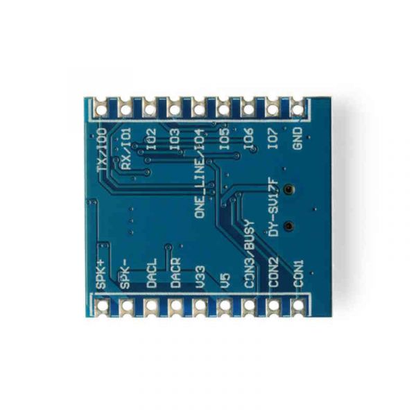 Mini MP3 Modul IO Trigger UART DY-SV17F | Roboter-Bausatz.de