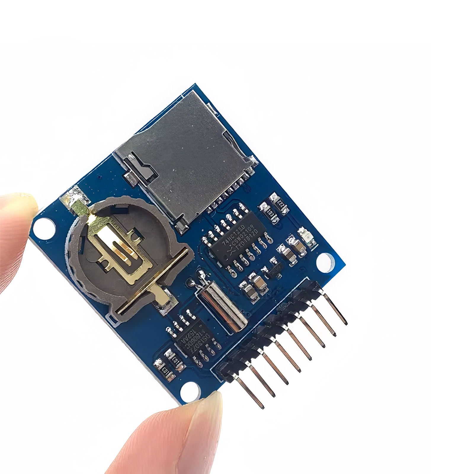 Datalogger-Modul mit DS1307 RTC für Arduino & Raspberry Pi | Roboter-Bausatz.de