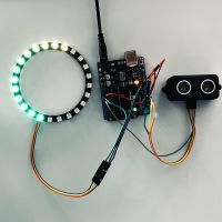 Parksensor mit Arduino Uno, HC-SR04 und LED-Ring | Roboter-Bausatz.de