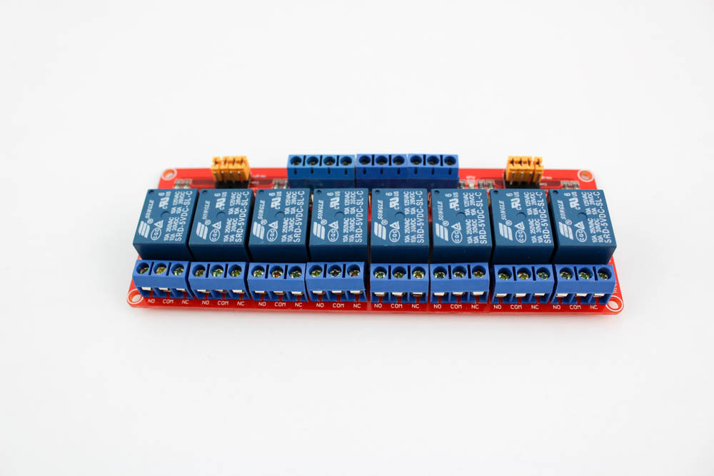 8 Kanal Relais Modul 5V High / Low Level Trigger einstellbar | Roboter ...
