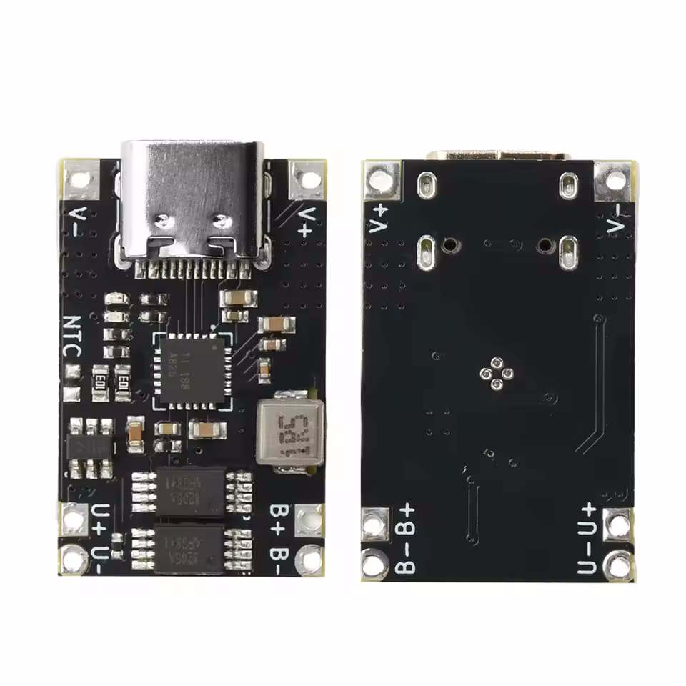 USB-C Lithium Akku Lade- & Entlademodul 5V 3A Lipo Charger Board (black ...