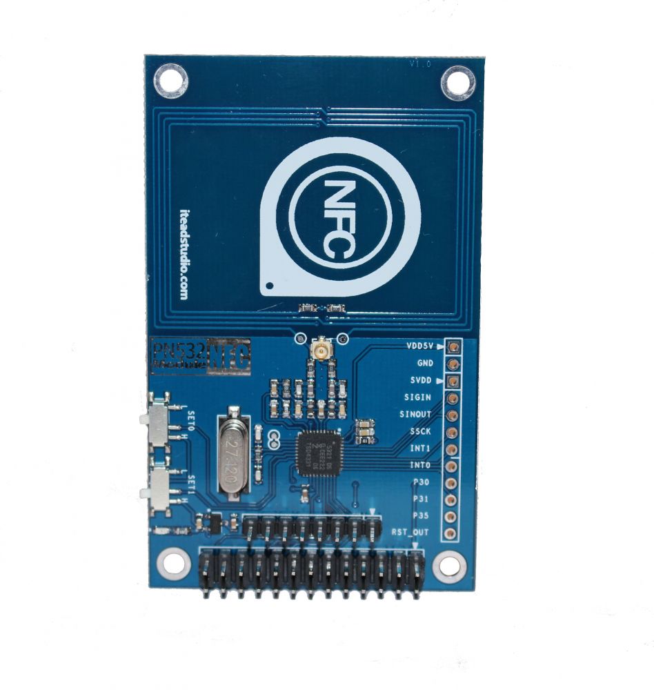 Pn532 Nfc Rfid Reader Writer Board Modul Arduino Raspberry Pi Smartphone Spi Ebay